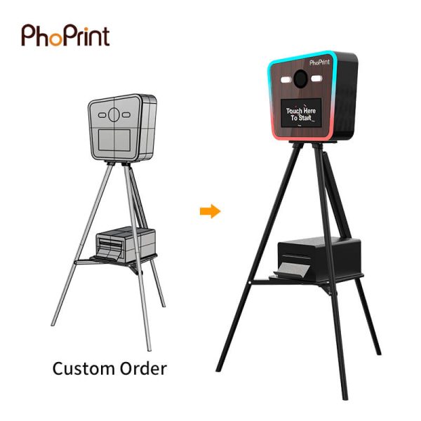 Custom Photo Booth Enclosure & Photobooth Case, Factory Price!