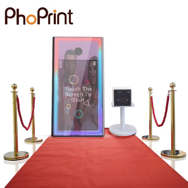 Touch Screen Mirror Photo Booth For Sale - With 43" Magic Mirror