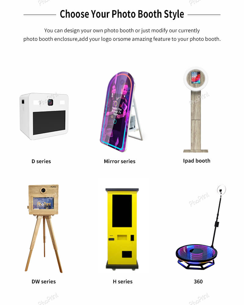 Custom Photo Booth Enclosure & Photobooth Case, Factory Price!