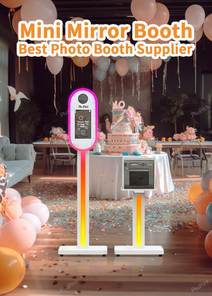 13.3" Mini Mirror Photo Booth Design For Lady | Factory Price
