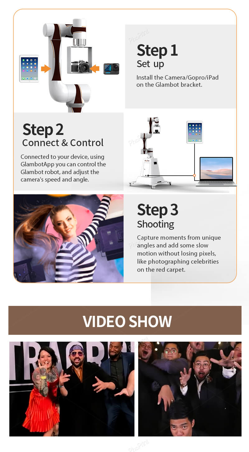 Glambot - Red Carpet Show Robot