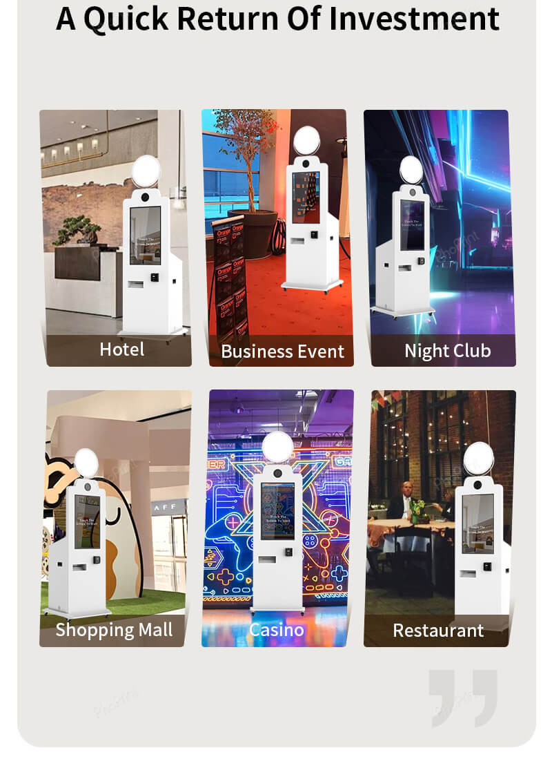 Portable Photo Booth With Payment System
